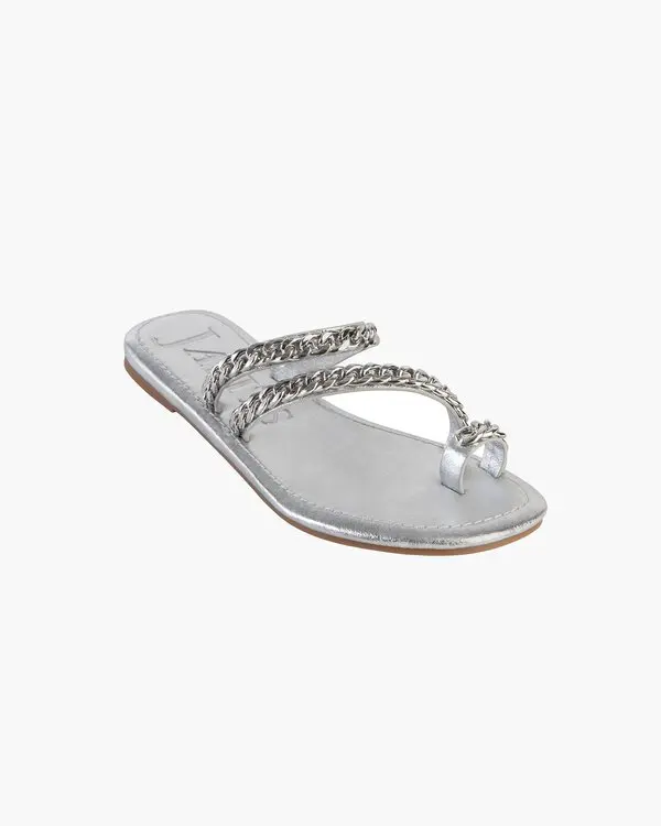 Eric Javits Chainmi Toe Loop Sandal