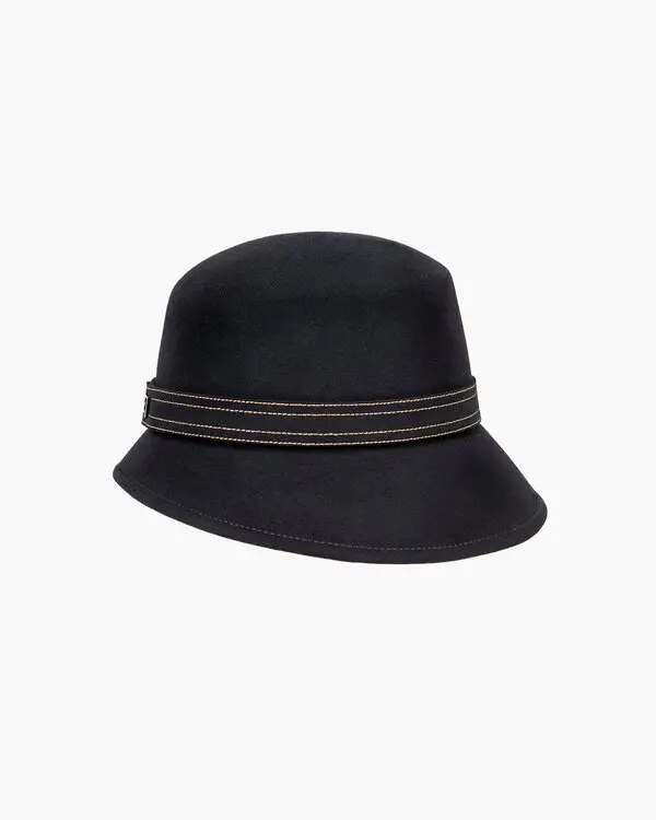 Eric Javits Cloche Hat - Black