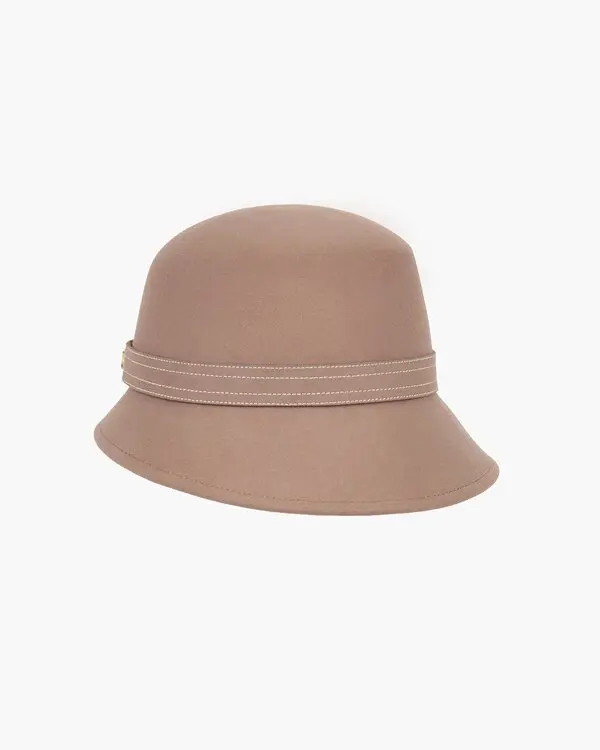 Eric Javits Cloche Hat - Taupe