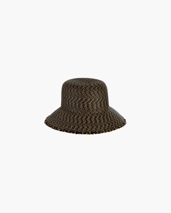 Eric Javits Squishee Bucket Hat - Black Speckle