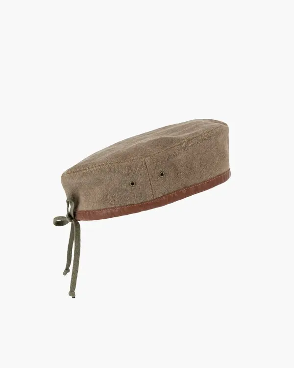Eric Javits Guardian Beret Hat - Khaki