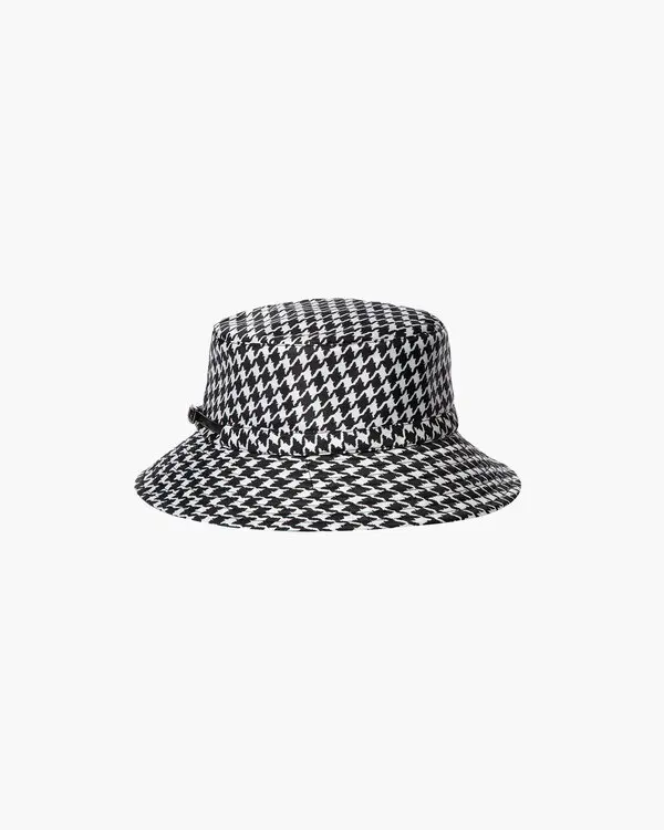 Eric Javits Rain Bucket Hat - Black Check