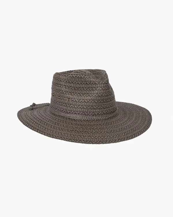 Eric Javits Squishee Raffia Fedora Hat, Upf 50+, Hand Blocked - Brownie
