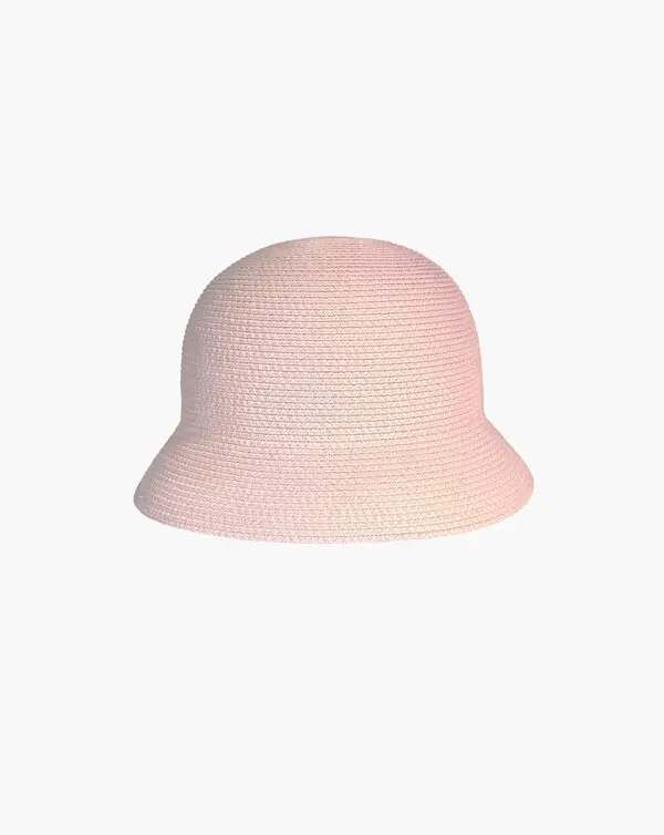 Eric Javits Squishee Pith Cloche Hat - Baby Pink