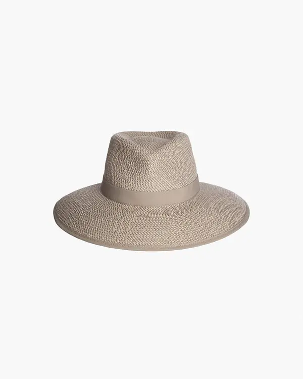 Eric Javits Suncrest Visor Fedora - Bone