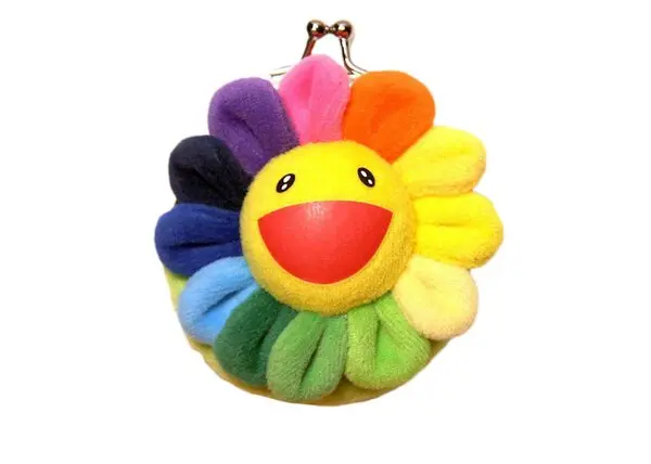 TAKASHI MURAKAMI Coin Purse Plush Rainbow - Multicolor