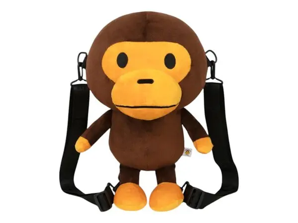 A BATHING APE Baby Milo Plush Backpack