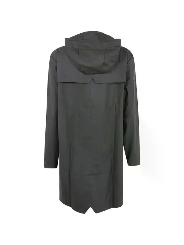 Rains Long Jacket Hooded Pocket Coat