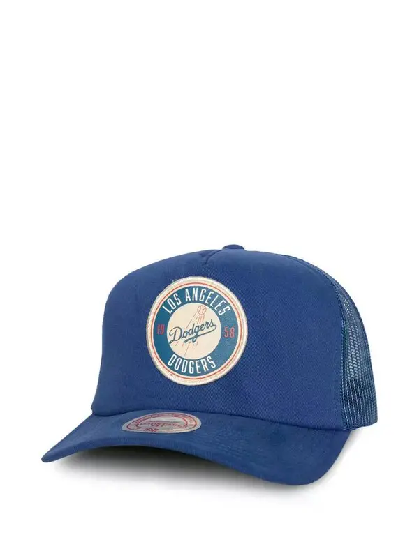 Mitchell & Ness Mlb Cooperstown Circle Change Trucker Snapback Cap - Blue