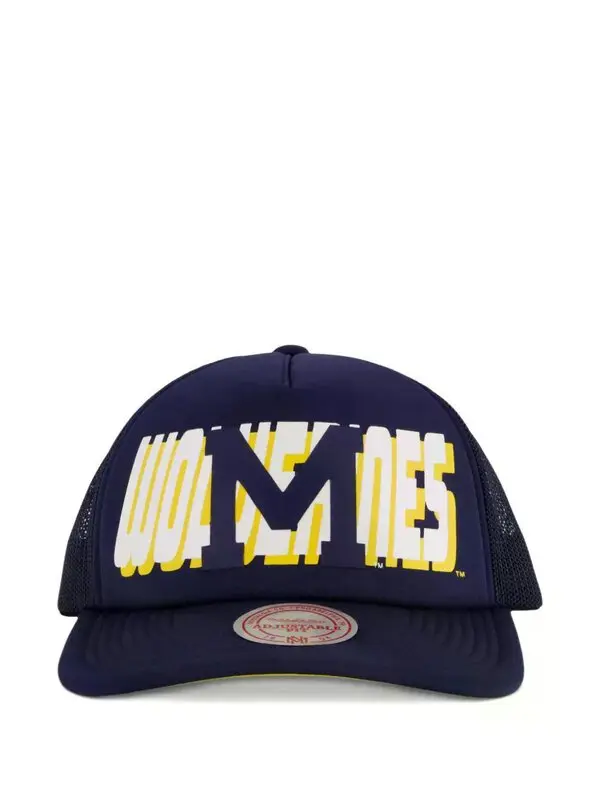 Mitchell & Ness Billboard Trucker Snapback Cap - Blue