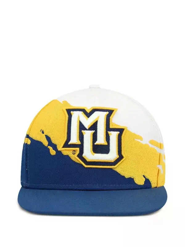 Mitchell & Ness Ncaa Paintbrush Snapback Cap - White