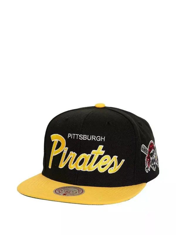 Mitchell & Ness X Mlb Evergreen Script Pittsburgh Pirates Snapback Cap