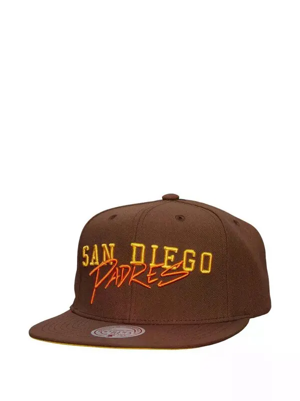 Mitchell & Ness Mlb Cooperstown San Diego Padres Baseball Cap - Brown