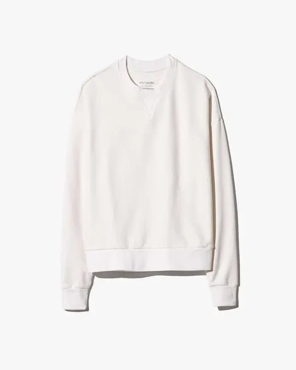 NILI LOTAN Gladys Crewneck Sweatshirt - Ecru