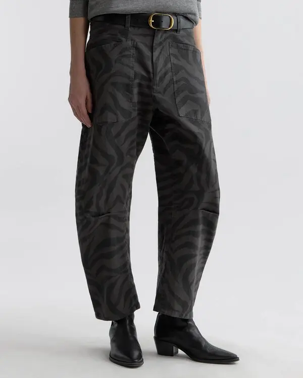 NILI LOTAN Shon Zebra Print Pants