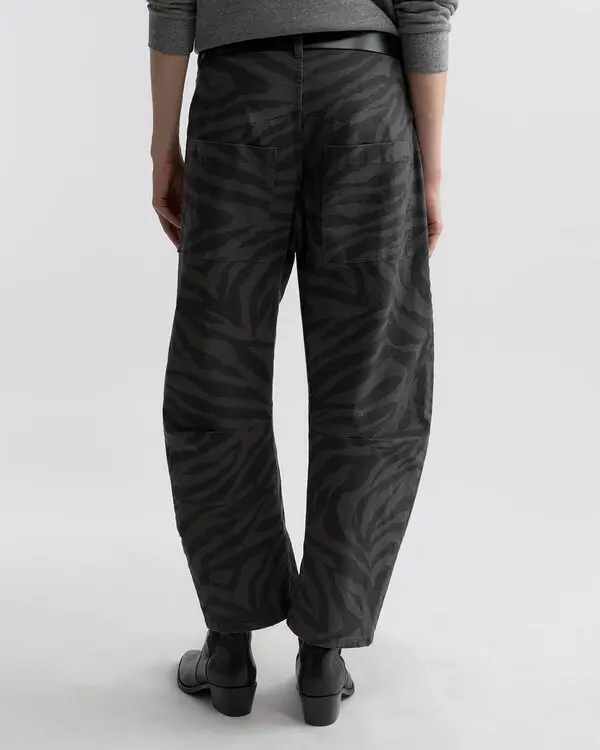 NILI LOTAN Shon Zebra Print Pants