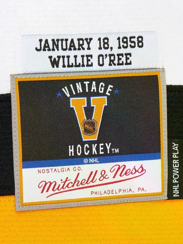 Mitchell & Ness X Nhl Boston Bruins Willie O'ree Jersey