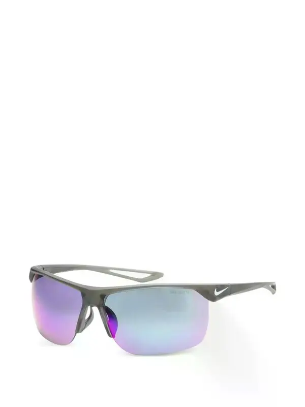 Nike Trainer Rectangular-frame Sunglasses - Grey
