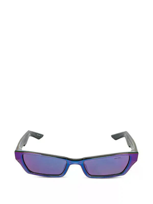 Nike Lucent Boost Rectangle-frame Sunglasses - Purple