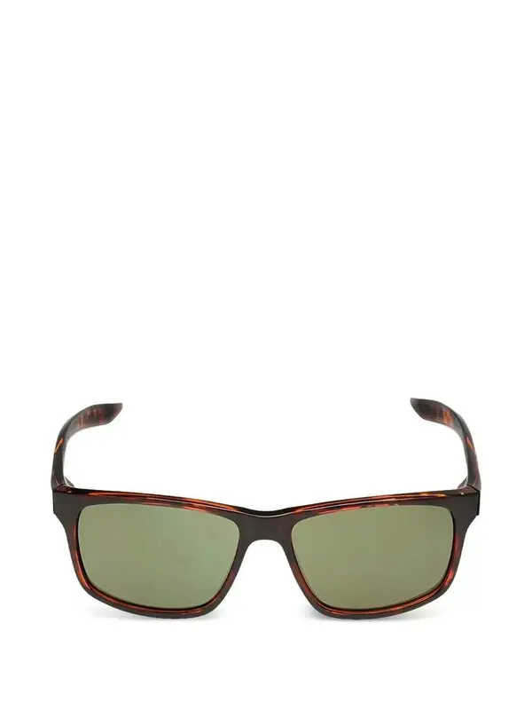 Nike Tortoiseshell Rectangle-frame Sunglasses - Brown