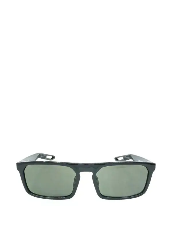 Nike Nv03 Rectangle-frame Sunglasses - Black