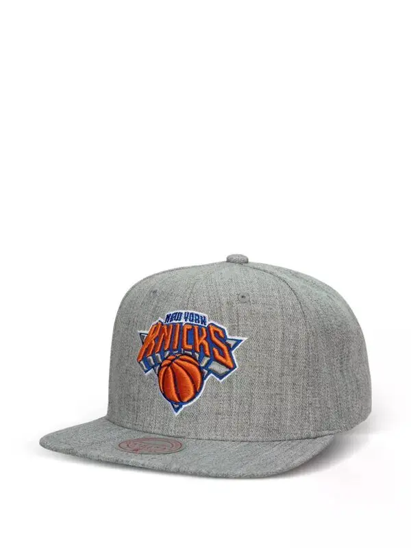Mitchell & Ness Nba New York Knicks Team Heather Snapback Cap