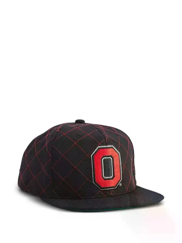 Mitchell & Ness Ncaa Ohio State Buckeyes Quilted Snapback Cap - Black