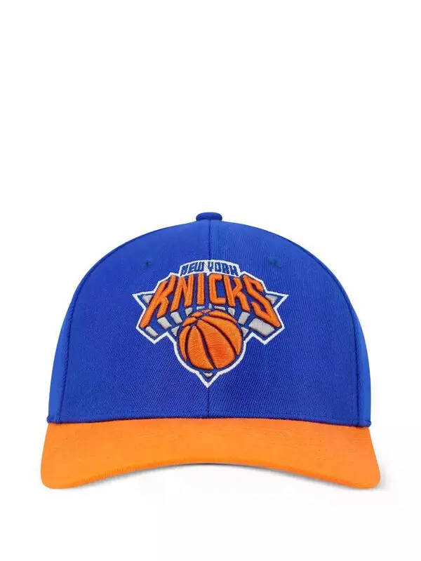 Mitchell & Ness Nba New York Knicks Team Two-tone Stretch Cap - Blue