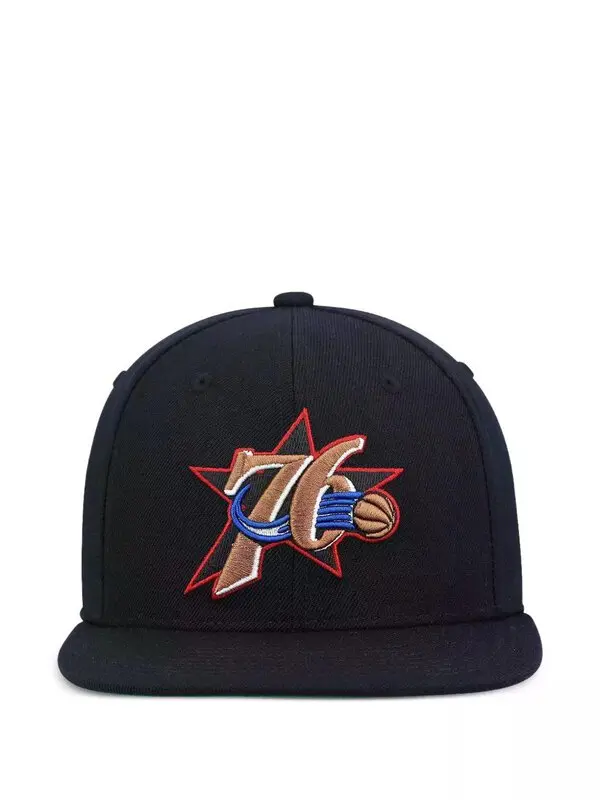 Mitchell & Ness Nba Philadelphia 76ers Snapback Cap - Black