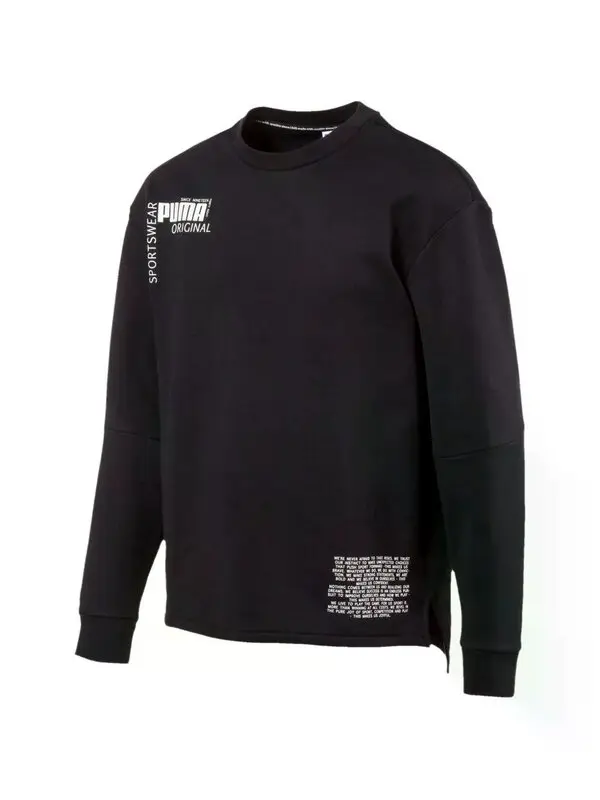 PUMA Crew-neck Long-sleeve Sweatshirt
