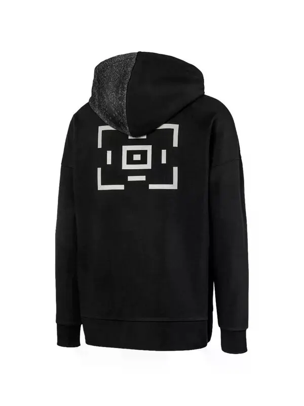 PUMA Graphic Print Hoodie - Black