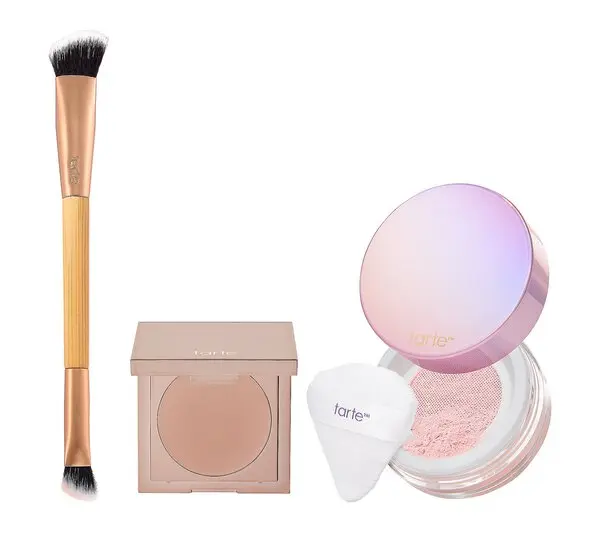 TARTE Cc Undereye Corrector & Creaseless Powder 3 Pc Set - One-color