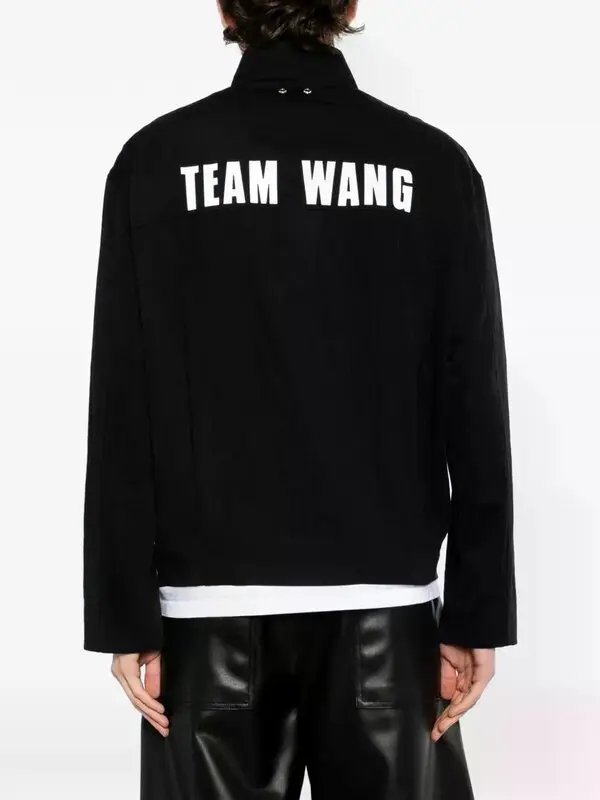 TEAM WANG DESIGN Original Jacket With Zip Fastening And Logo Print