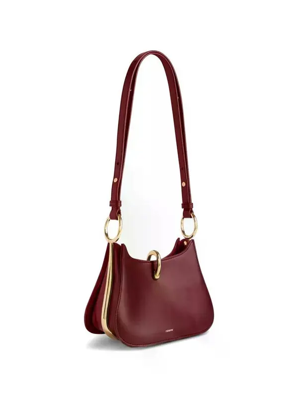 Rabanne Small Ring Shoulder Bag - Red