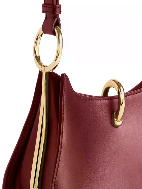 Rabanne Small Ring Shoulder Bag - Red