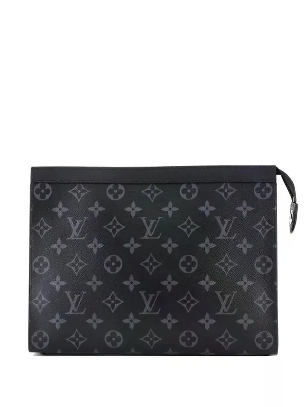 LOUIS VUITTON Monogram Eclipse Canvas Pochette Voyage Mm - Black