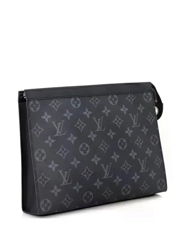 LOUIS VUITTON Monogram Eclipse Canvas Pochette Voyage Mm - Black