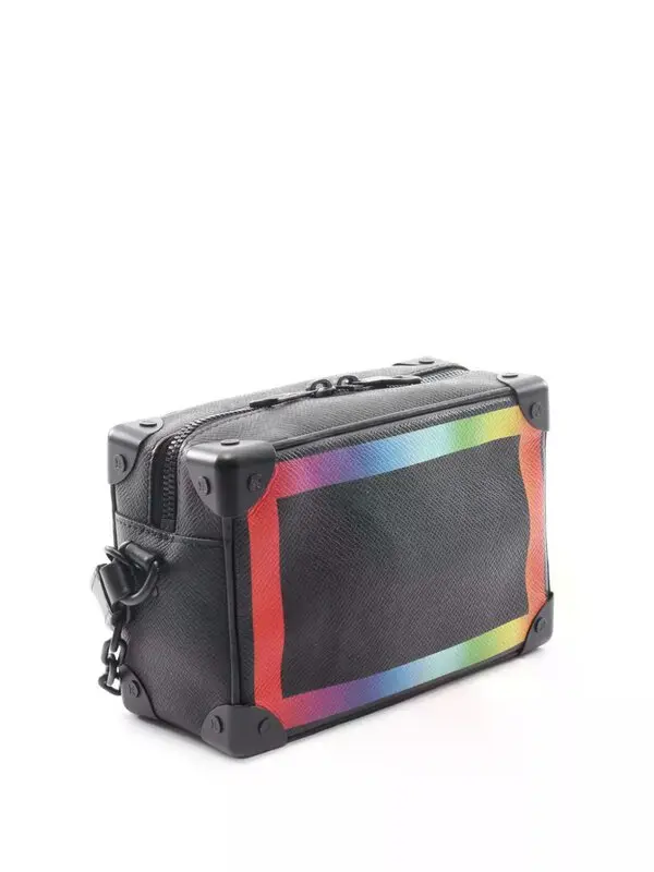 LOUIS VUITTON 2019 Taiga Rainbow Soft Trunk