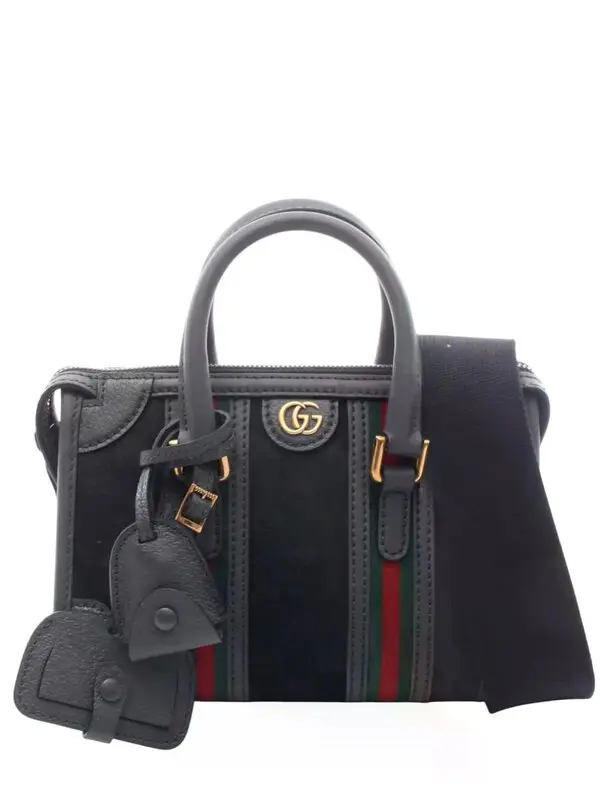 Gucci Mini Gg Canvas Web Bauletto Satchel