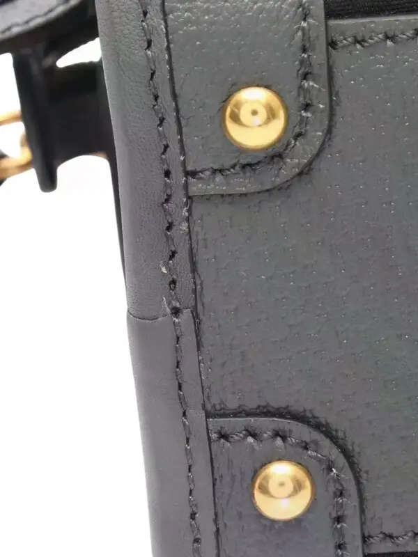 Gucci Mini Gg Canvas Web Bauletto Satchel
