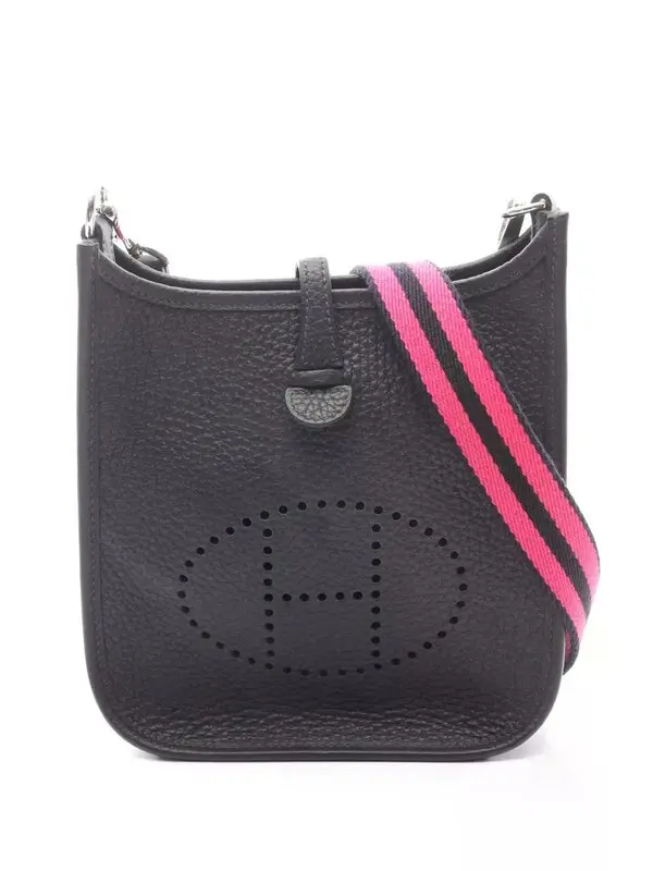 Hermès 2024 Clemence Evelyne Tpm Crossbody Bag - Black