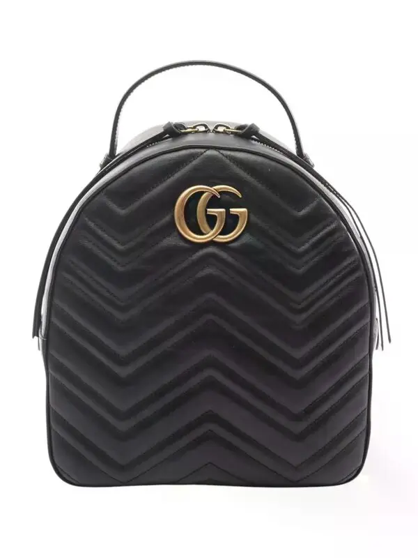 Gucci Small Gg Marmont Matelasse Leather Backpack