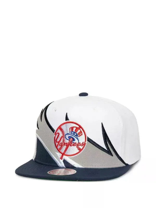 Mitchell & Ness Mlb Waverunner Snapback Cap - White