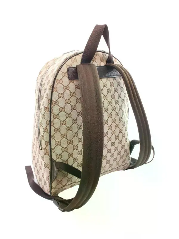 Gucci Gg Canvas Backpack - Brown