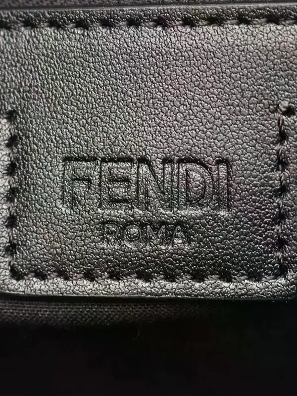 Fendi 2000-2010 Zucca Canvas Shopper Satchel - Black