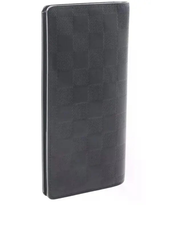 LOUIS VUITTON 2014 Damier Infini Portefeuille Brazza Long Wallets