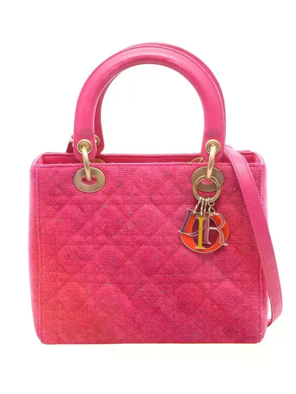 Dior 2010-2026 Medium Lady Satchel - Pink