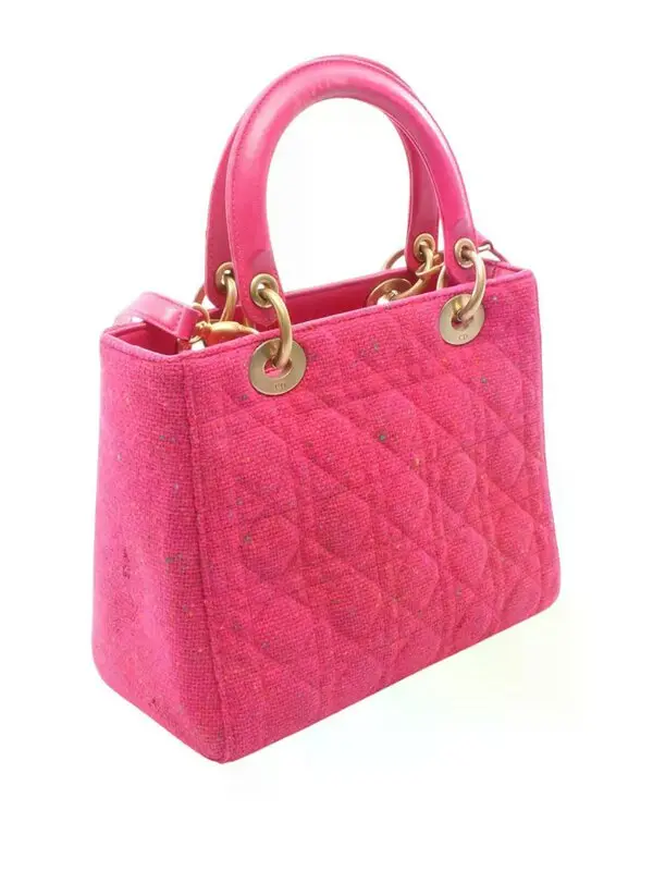 Dior 2010-2026 Medium Lady Satchel - Pink