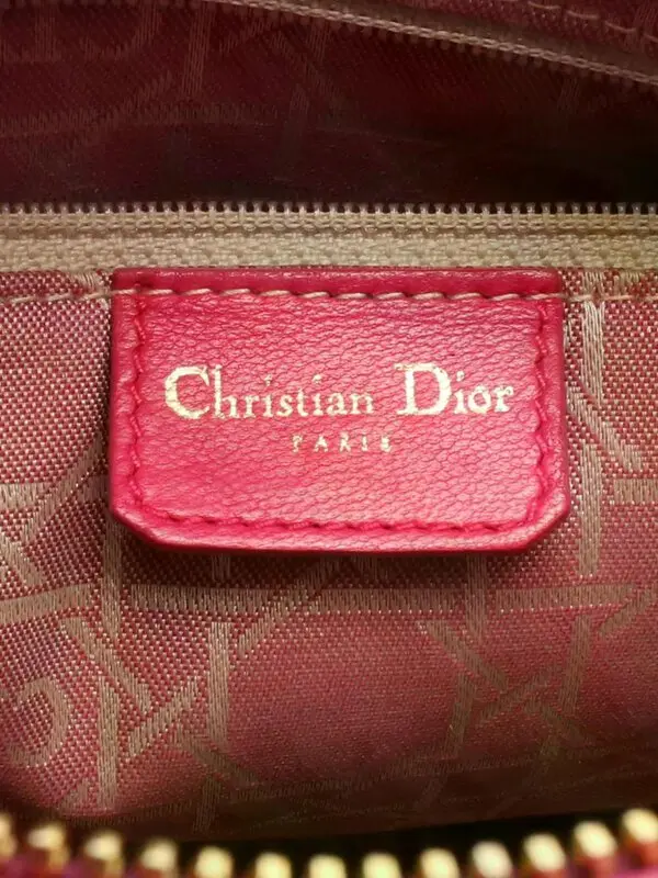 Dior 2010-2026 Medium Lady Satchel - Pink
