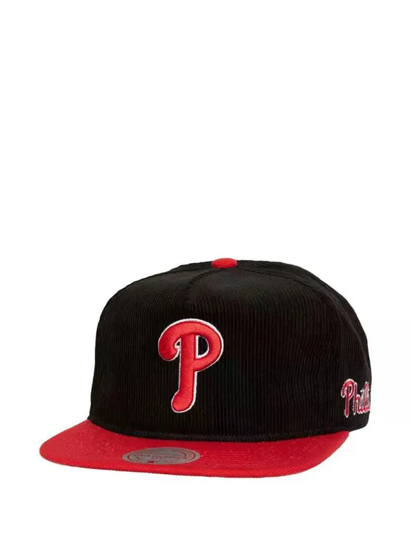 Mitchell & Ness Mlb Philadelphia Phillies Double Cord Snapback Cap - Black